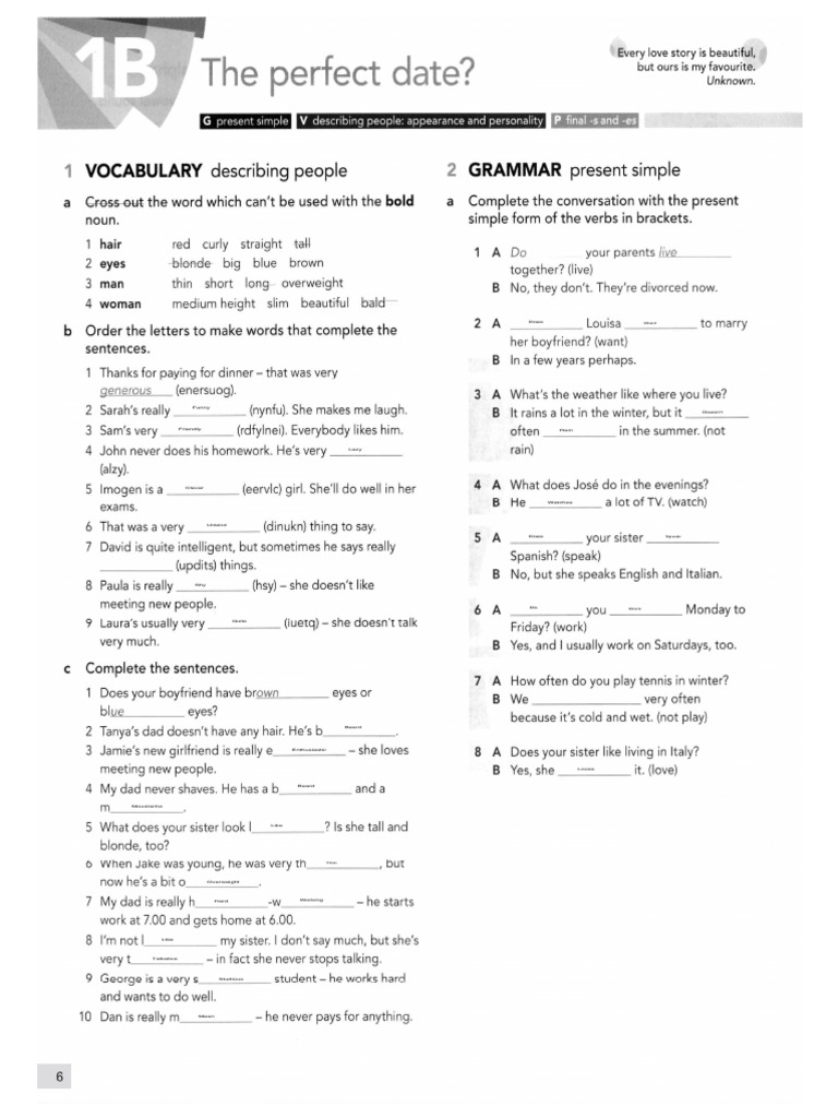 Unit 1B Vocabulary | PDF