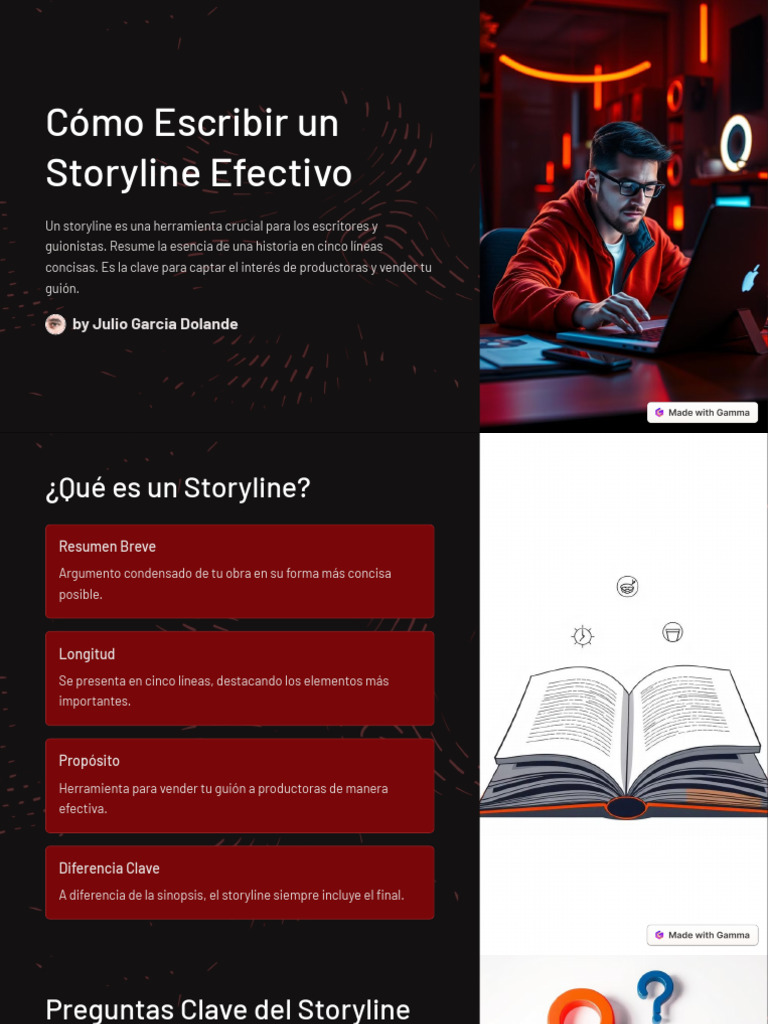 Como Escribir Un Storyline Efectivo | PDF | Ficción general