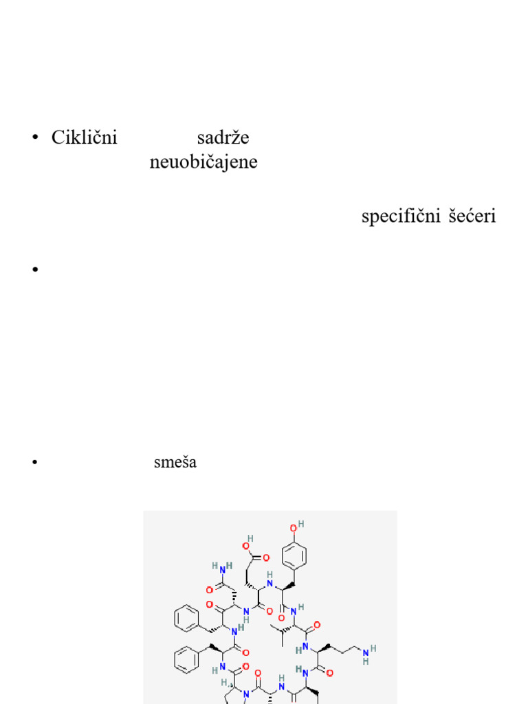 Antibiotici Peptidne Strukture | PDF