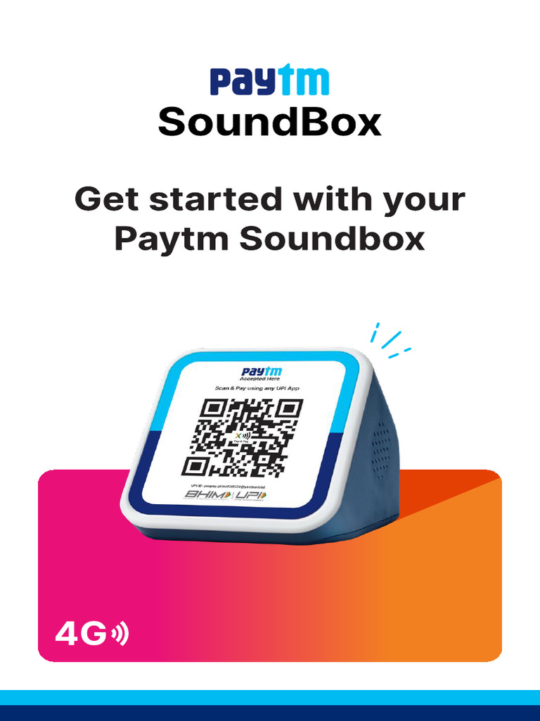 Paytm Soundbox 3.0 User Guide | PDF | Battery Charger | Computing