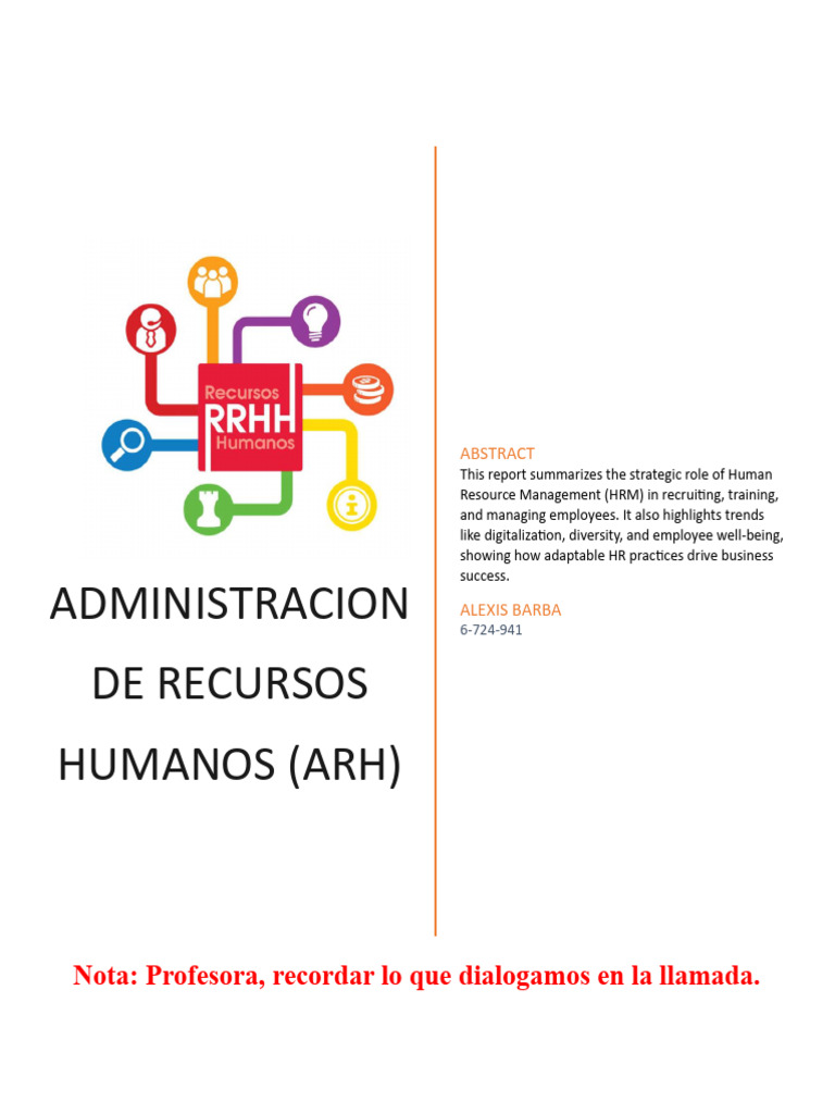 Estrategias Modernas en ARH | PDF | Reclutamiento | Business