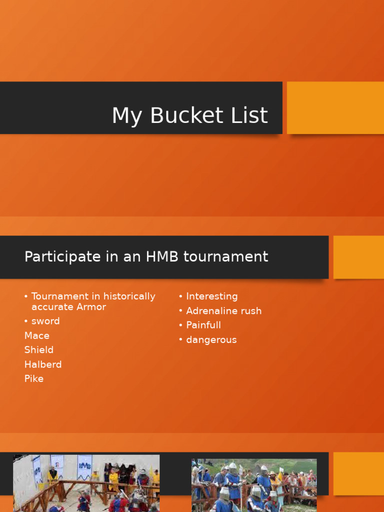 My Bucket List | PDF