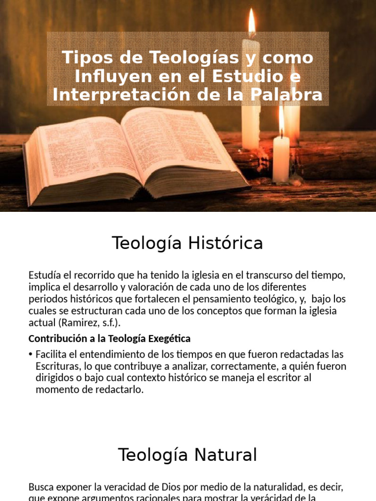 Tipos de Teología y su Influencia | PDF | Teología | Dogma