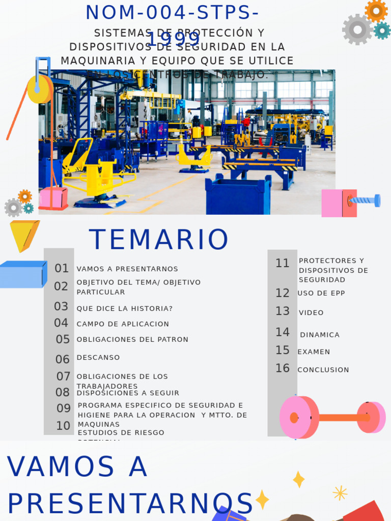 NOM-004- STPS | PDF | Ingeniería mecánica