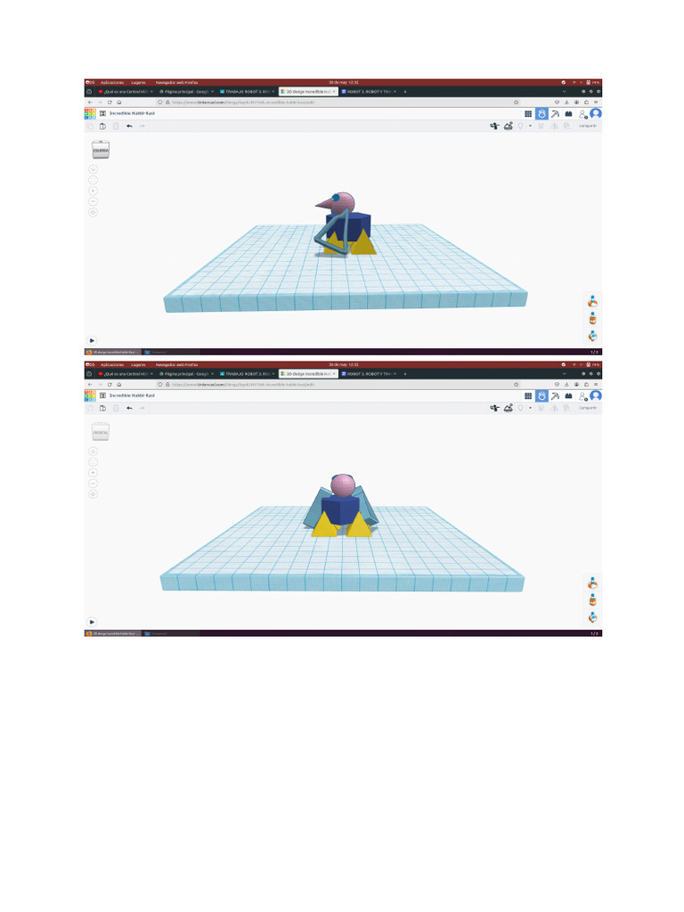 Robot 3. Robot y Tinkercad | PDF