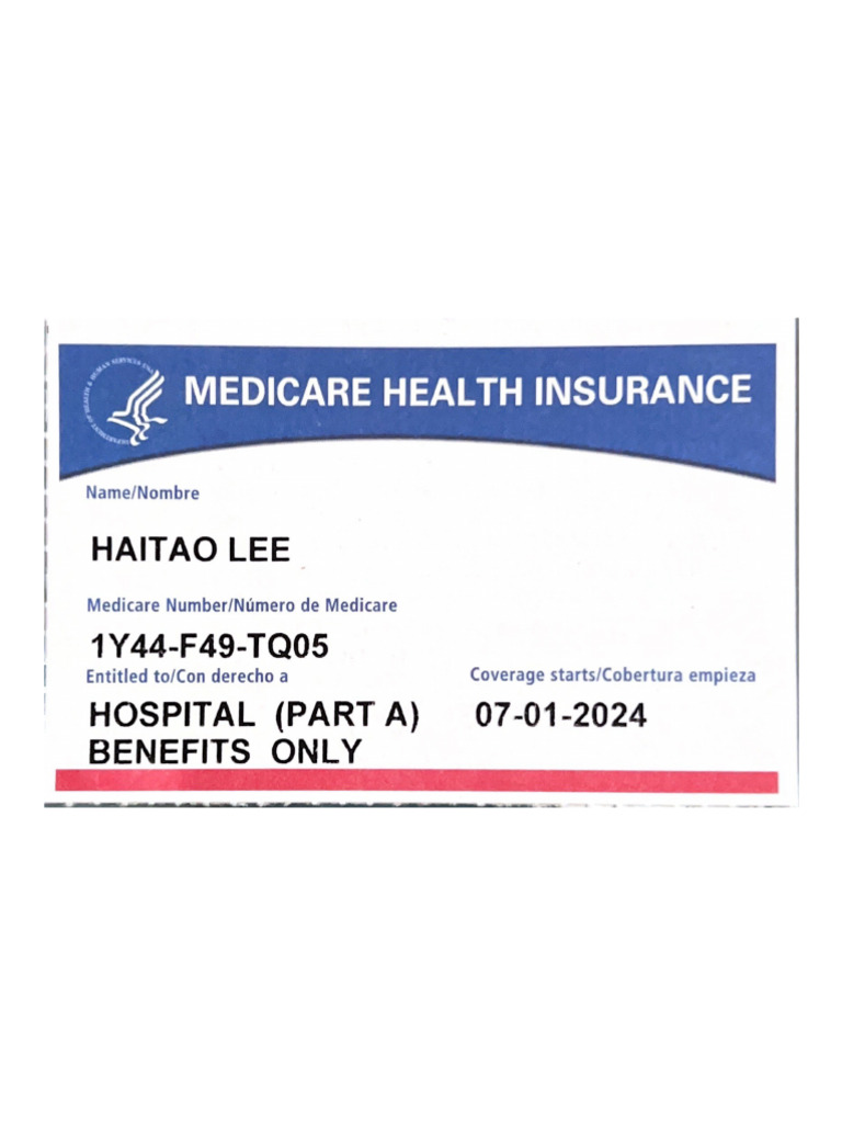 Medicare Card Hlee | PDF