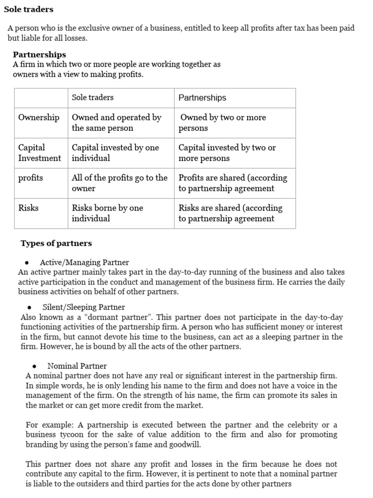 partnership accounting | PDF | Partnership | Debits And Credits