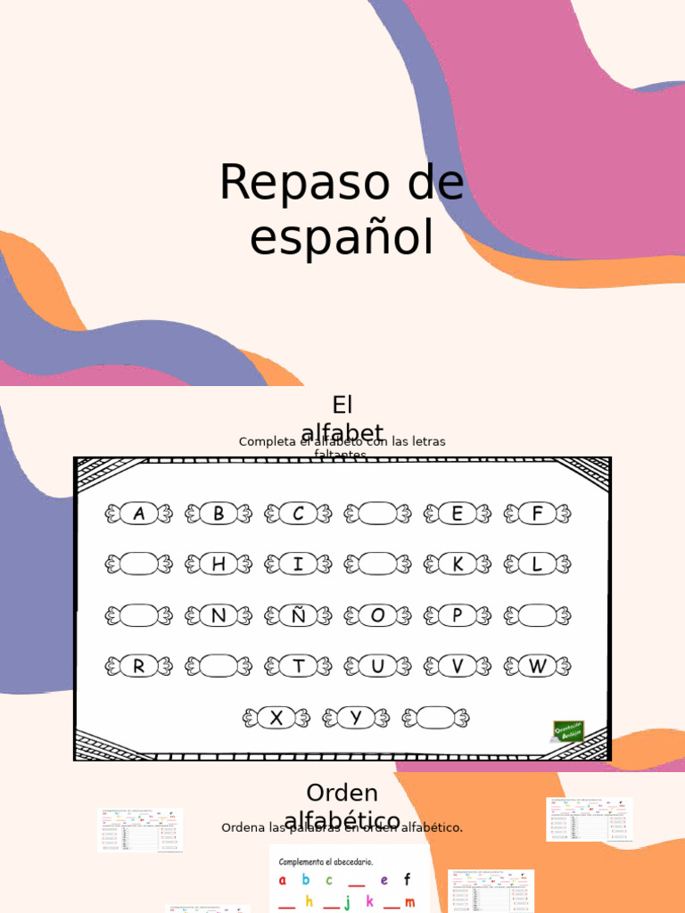 Repaso Completo de Español Básico | PDF | Artes del Lenguaje y Comunicación