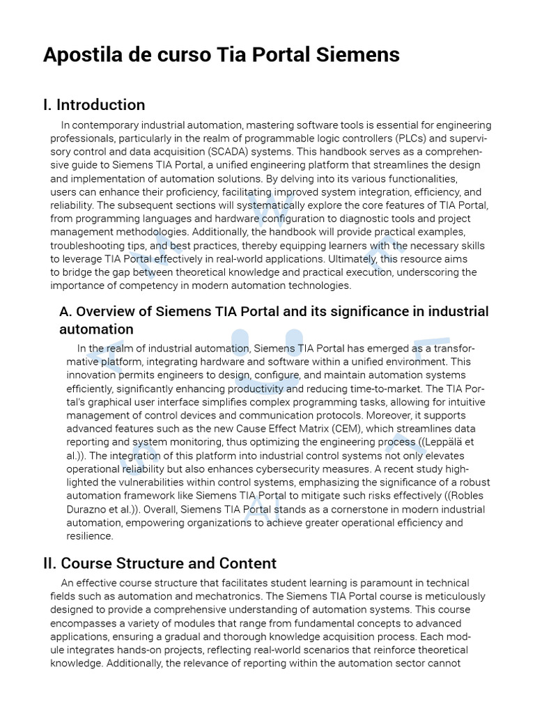Apostila de Curso Tia Portal Siemens | PDF | Automation | Computer Security