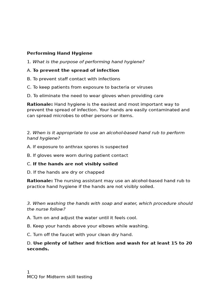 Hand Hygiene and PPE Guidelines | PDF | Toothbrush | Hand Washing