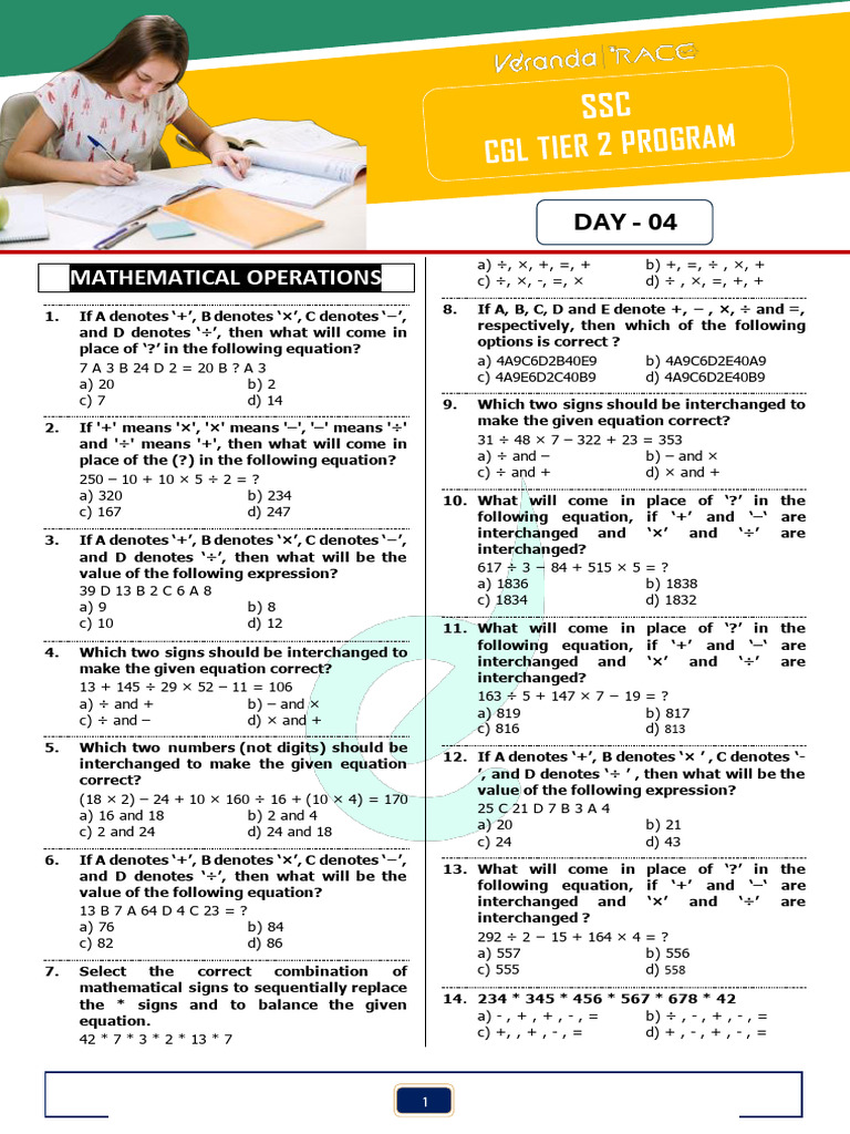SSC CGL TIER 2 TEST 4 | PDF | Mathematics | Mathematical Objects