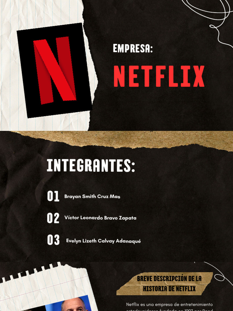 TA3 - Empresa Netflix | PDF | Netflix | Streaming Media