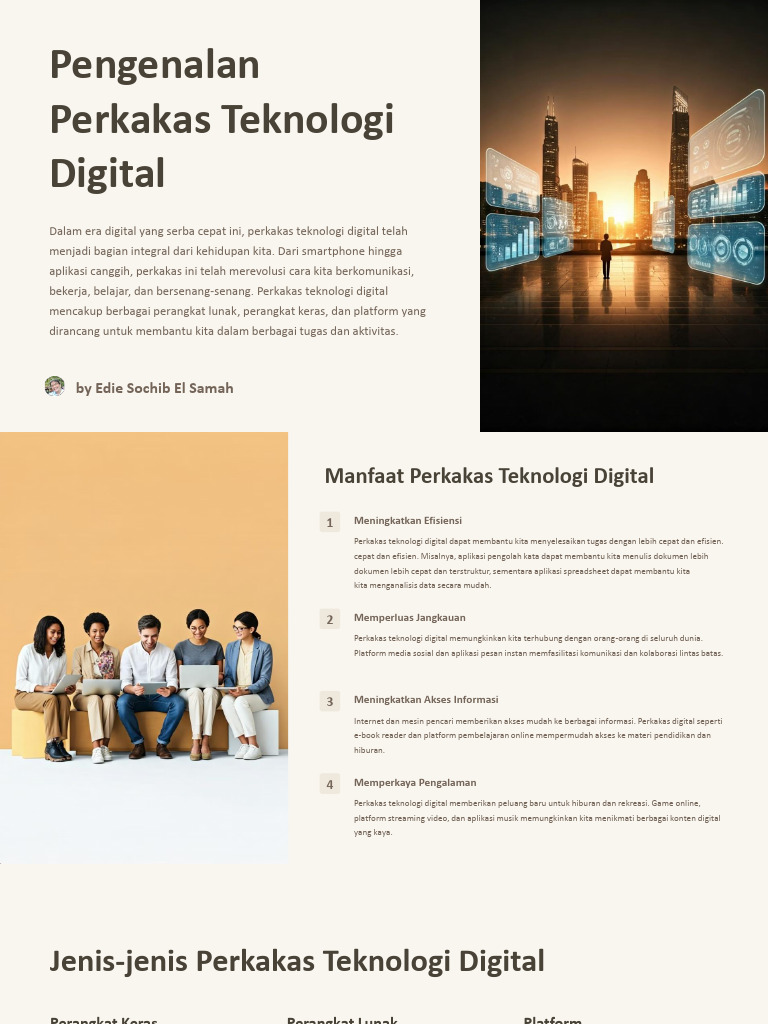 Manfaat dan Jenis Perkakas Digital | PDF