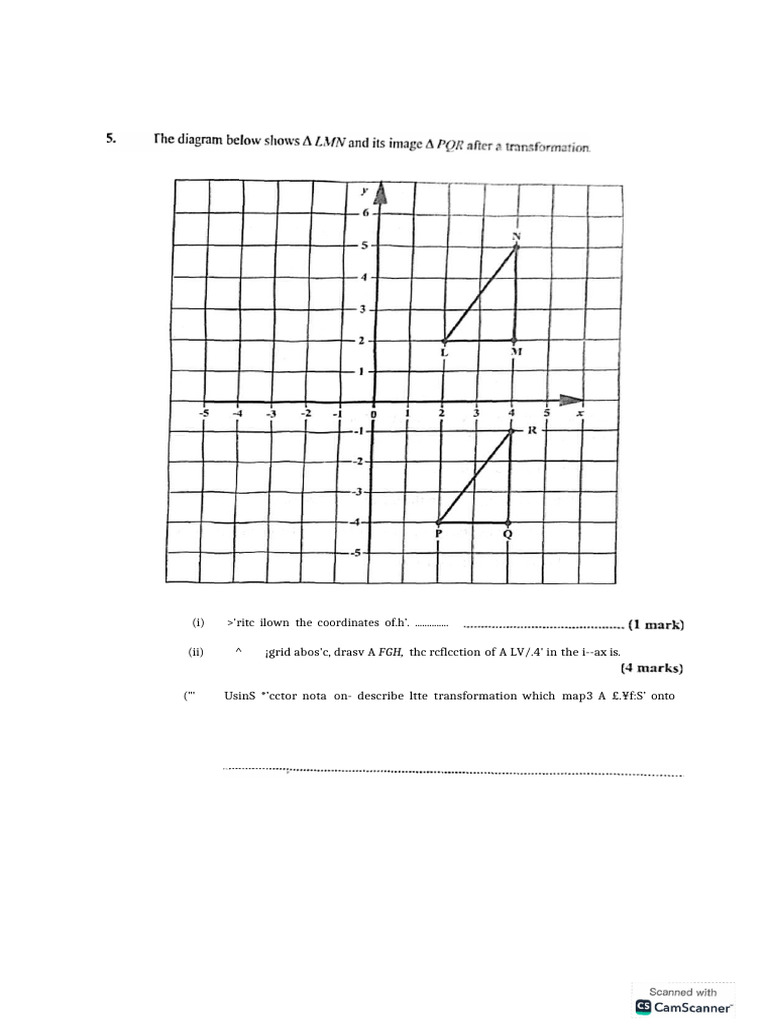 Transformation Worksheet | PDF