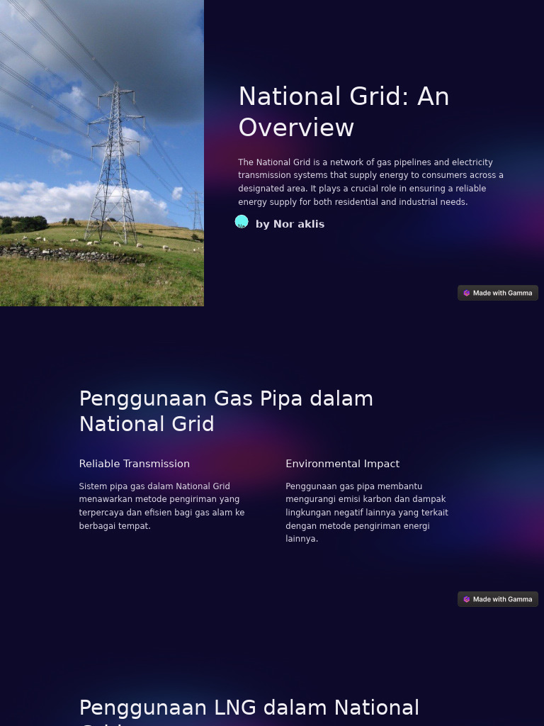 National Grid An Overview | PDF