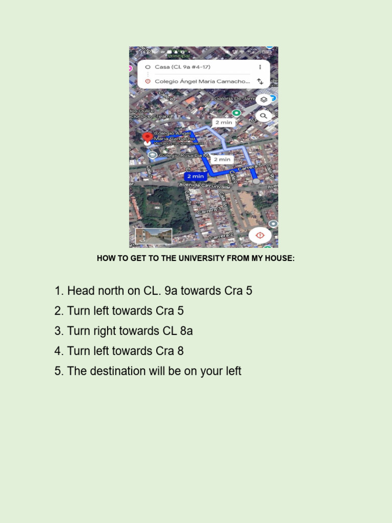 Asking and Giving Directions | PDF