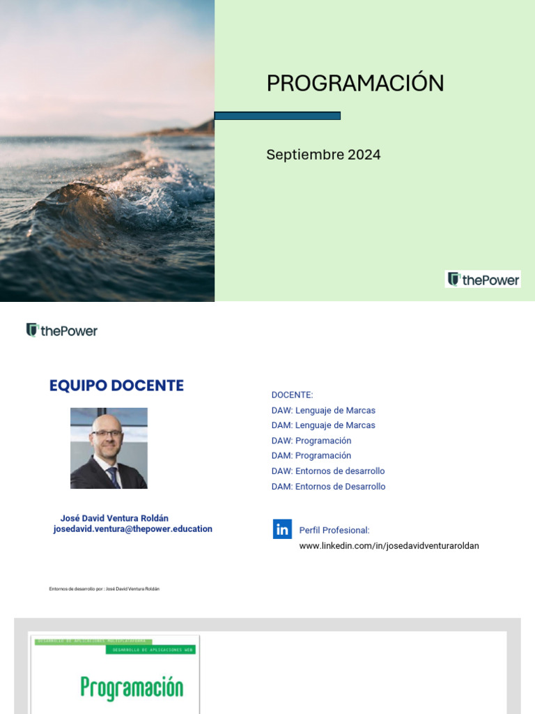 UD1. Inicio A La Programación | PDF | Programación | Programa de computadora