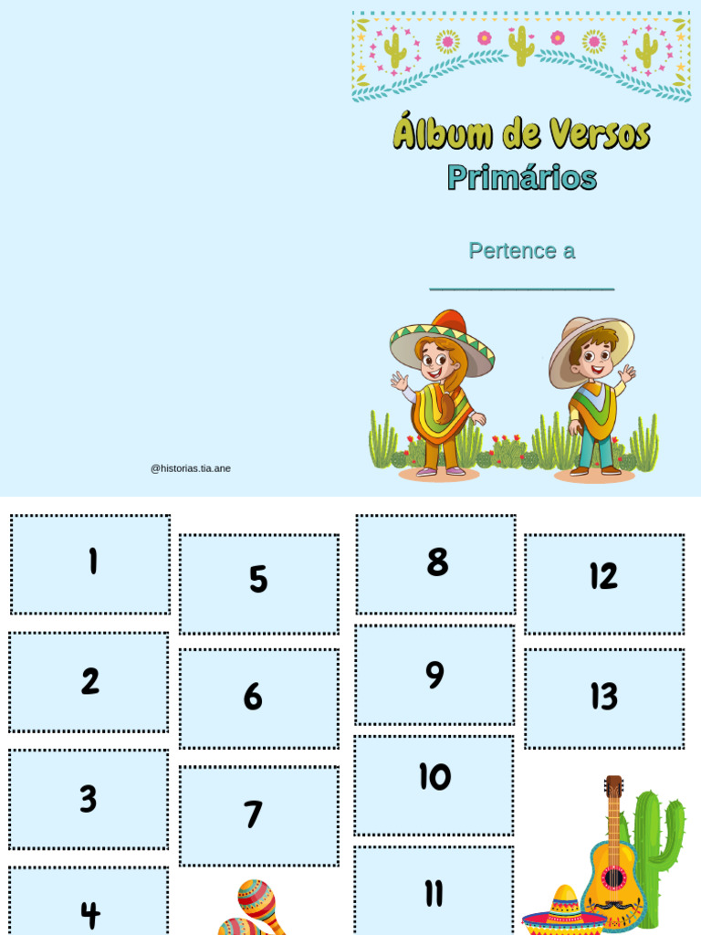 Album de Versos - Primários-1 | PDF | Atos dos apóstolos | Crença e ...