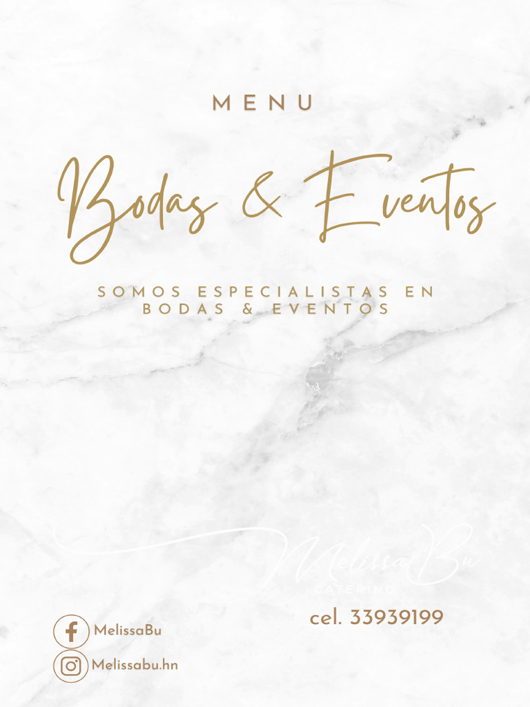 Menu Eventos 2024 | PDF