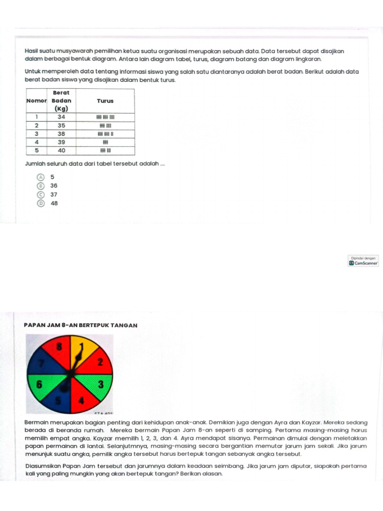 Contoh Soal Simulasi Numerasi | PDF
