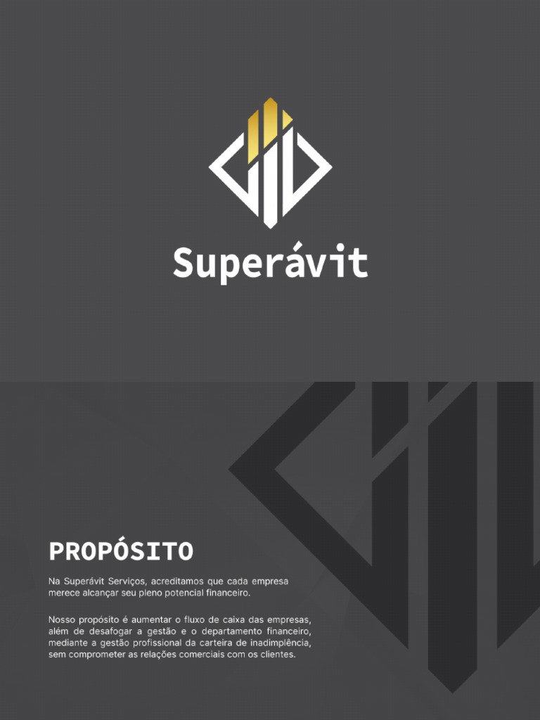 Superavit - Apresentacao 1 1 | PDF