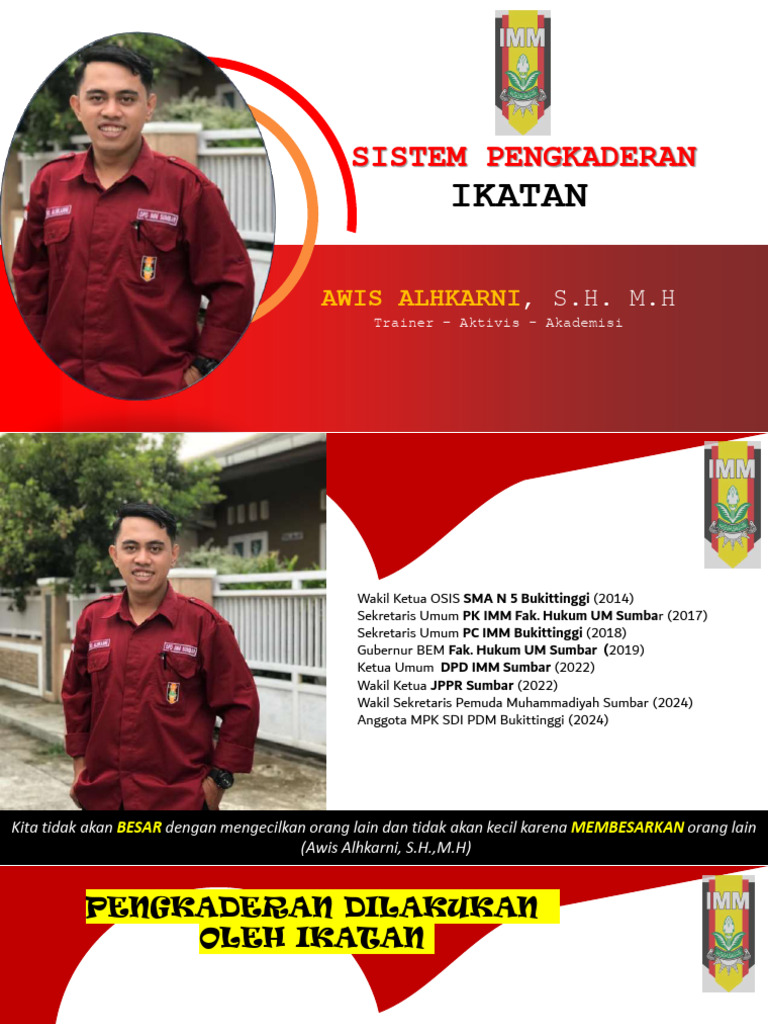Sistem Pengkaderan IMM dan Tujuannya | PDF | Karier & Perkembangan ...