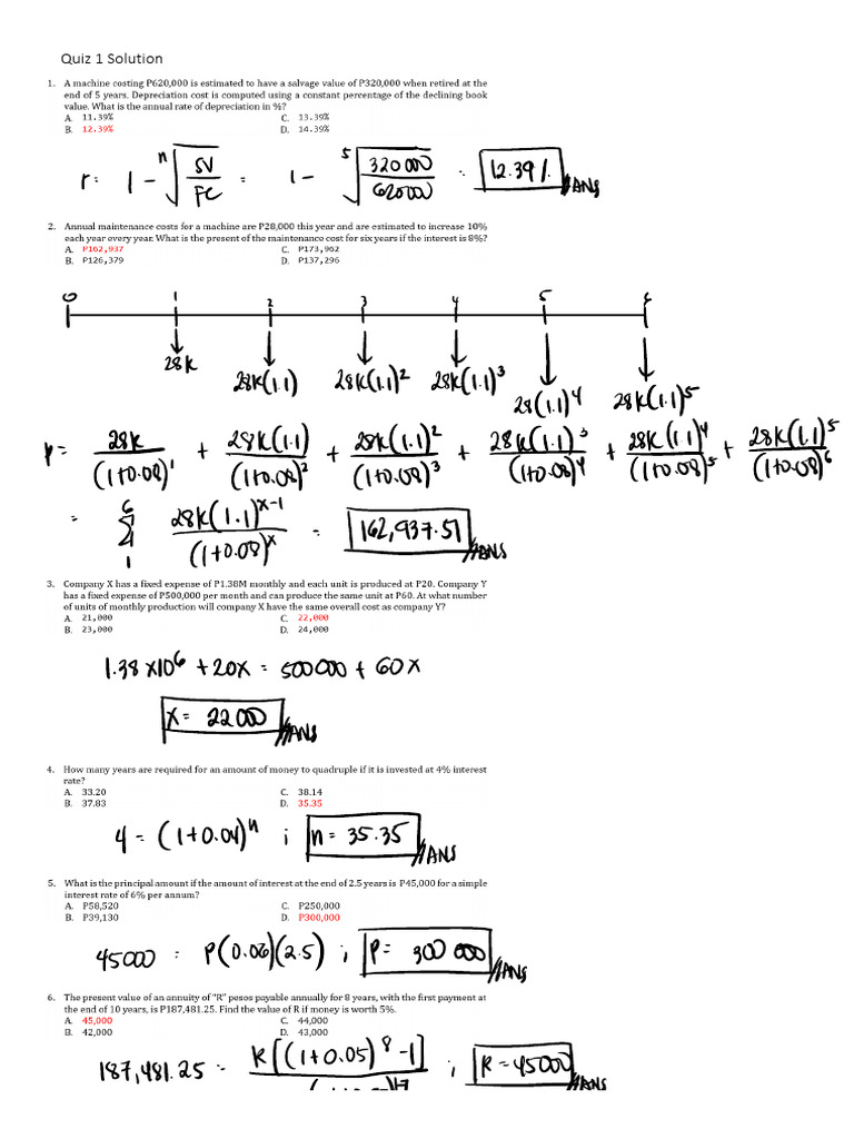 IC2 Quiz 1 Solution | PDF