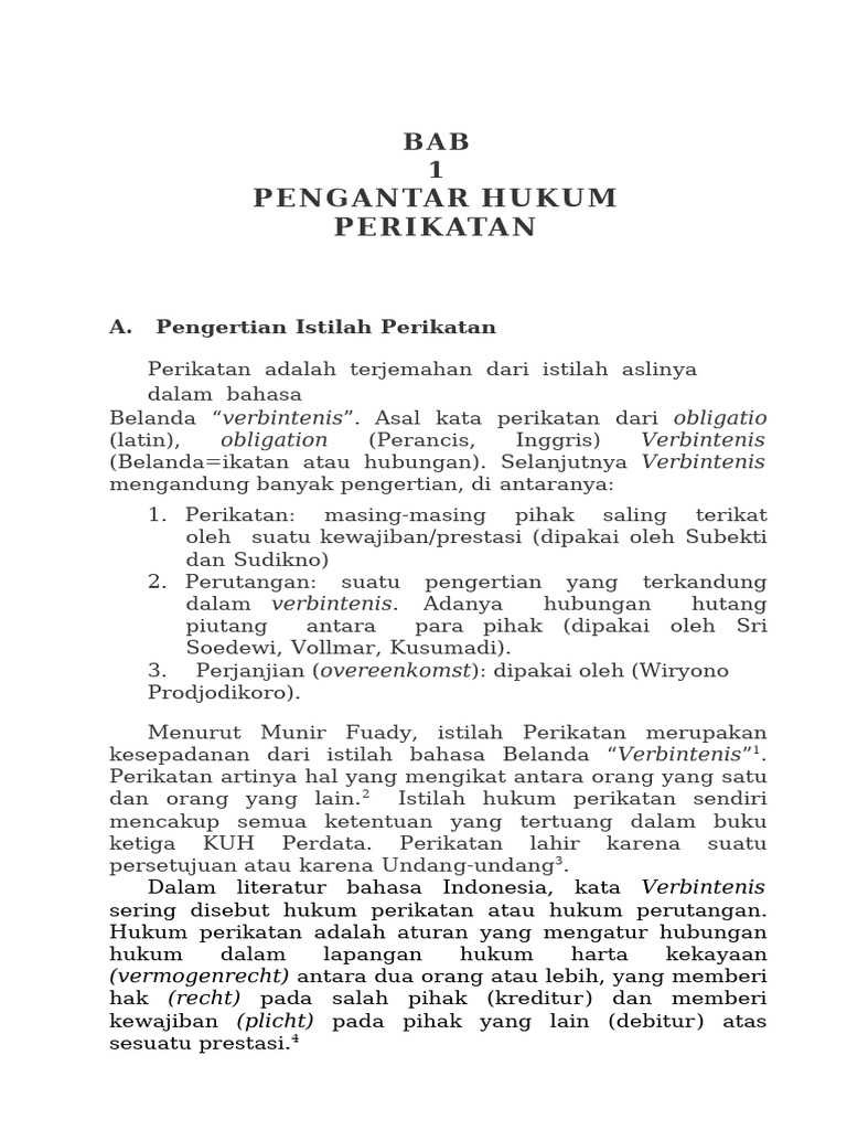 Hukum Perikatan | PDF | Hukum