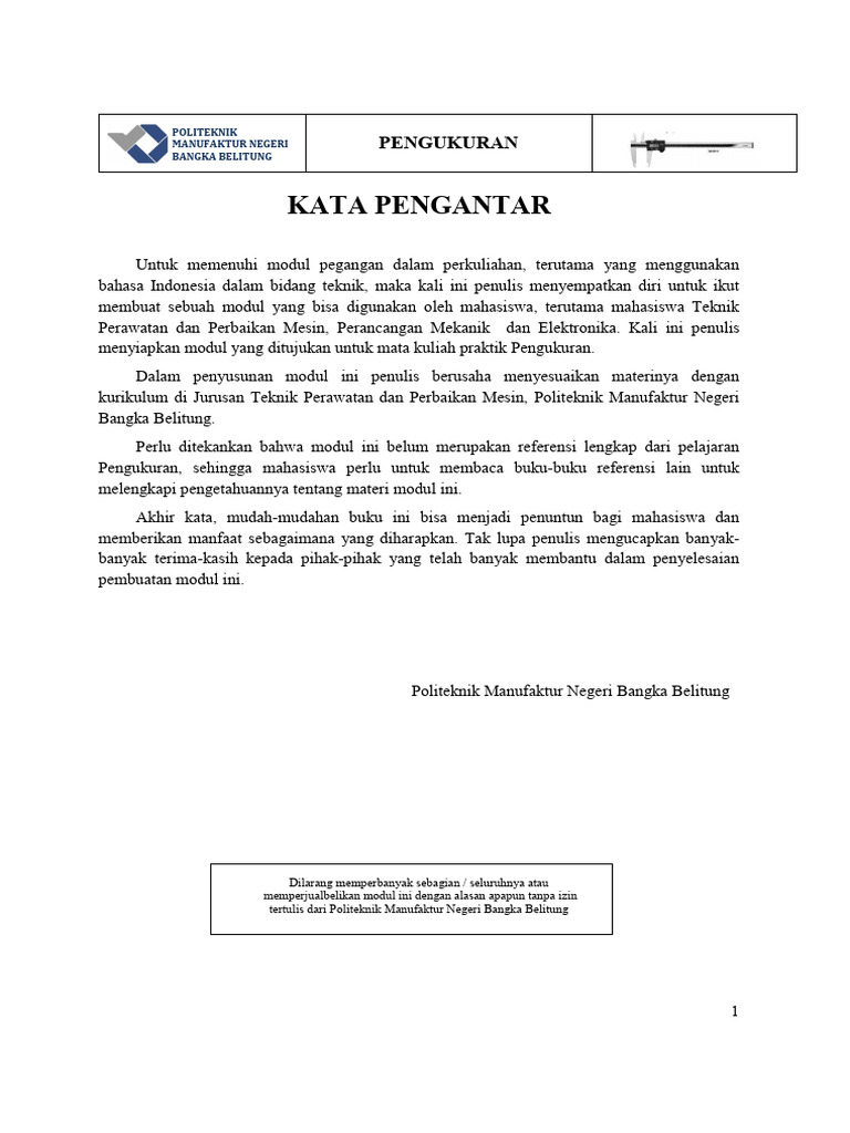 Modul Pengukuran | PDF