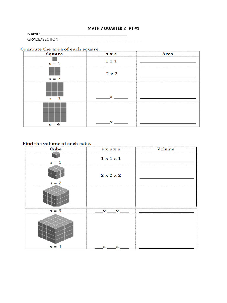 Math 7 Quarter 2 PT | PDF