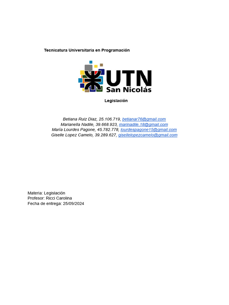 TP Nro 2 - Legislación | PDF | Patentar | Marca comercial