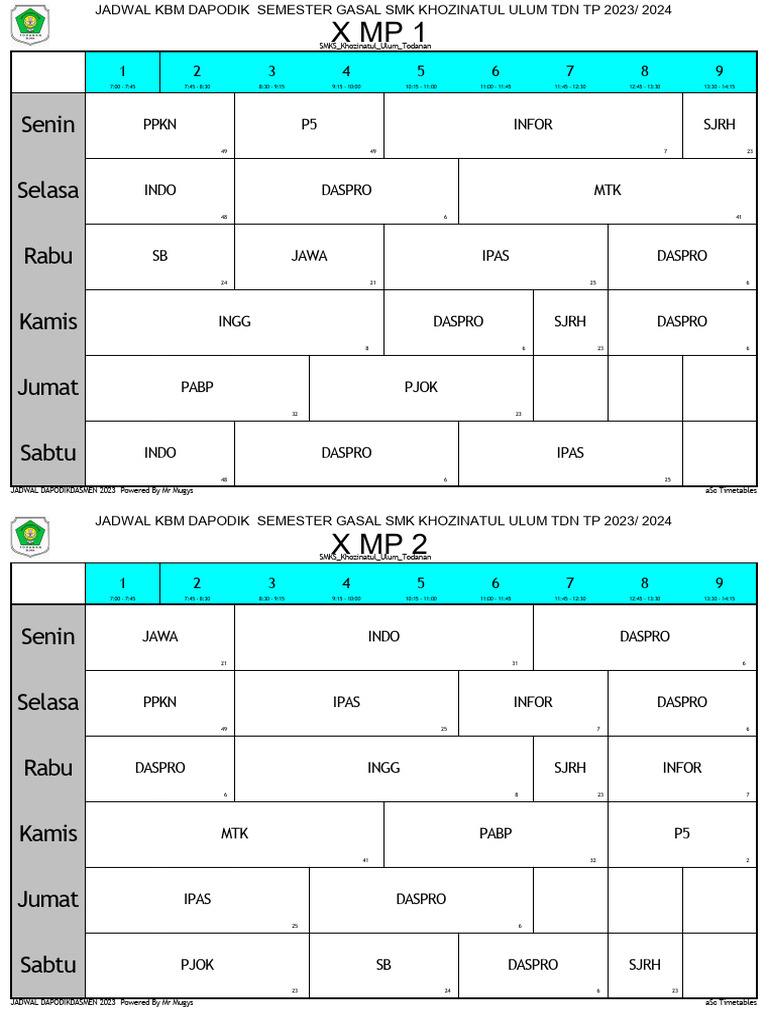 Jad Dapodik Kelass 2024 REV3 | PDF