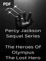 Percy Jackson and The Last Olympian | PDF