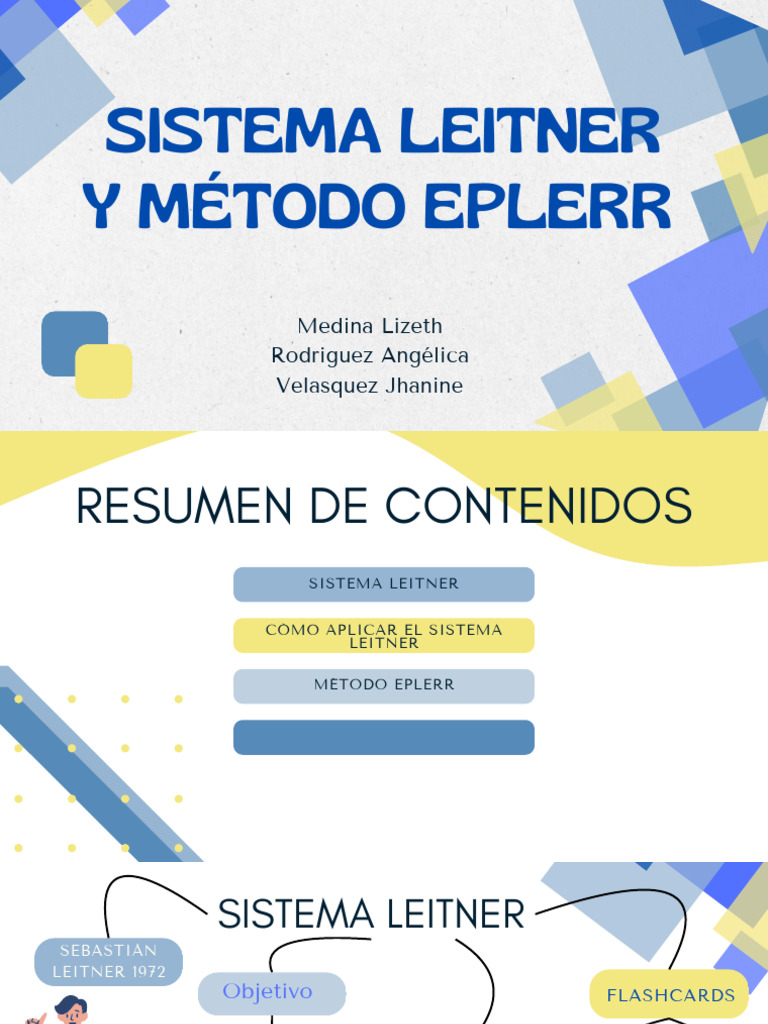 Sistema Leitner y Método EPLERR | PDF
