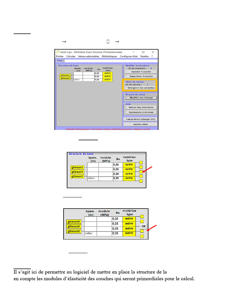 Tutoriel Sur ALIZE-LCPC | PDF | Fatigue (matériau) | Élasticité (Physique)