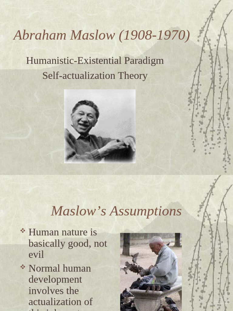 Personality Maslow | PDF | Self Actualization | Psychology