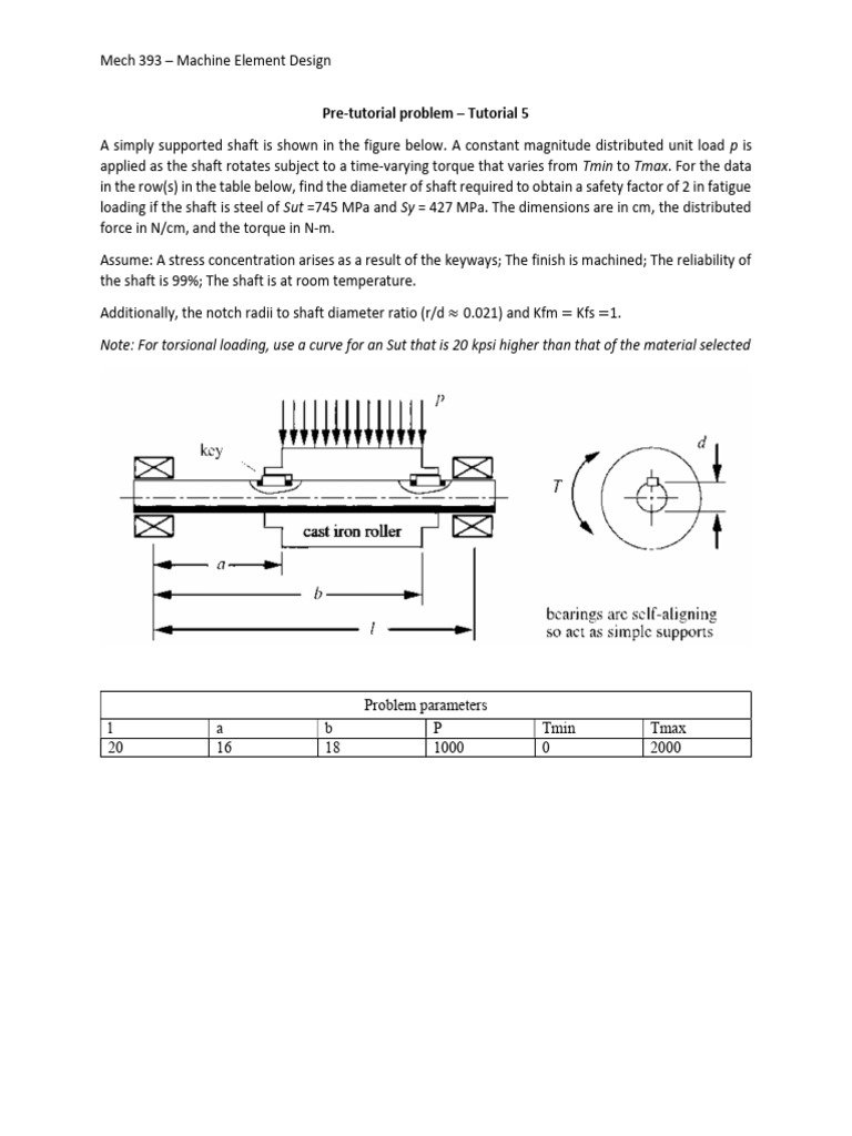 Shaft Diameter Calculation Guide | PDF