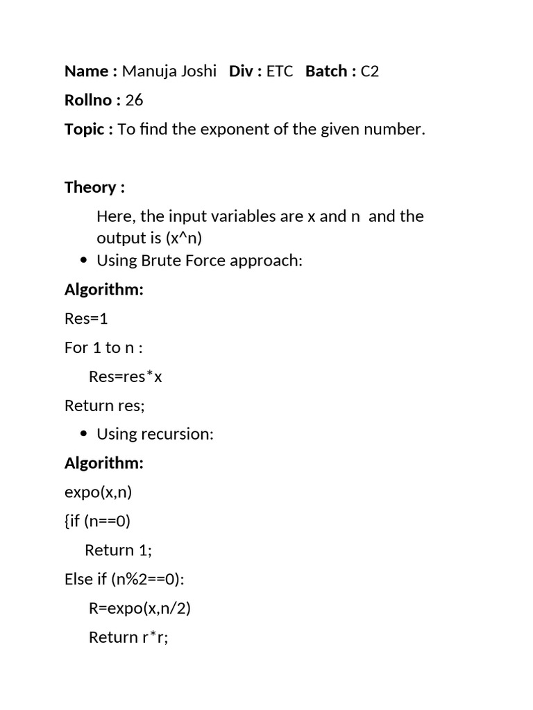 Exponential C2 26 | PDF | Teaching Methods & Materials