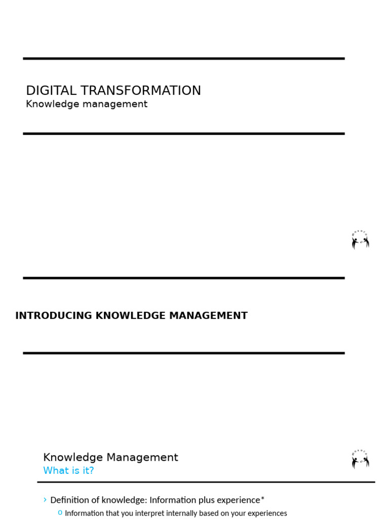 Digitaltransformationknowledgemanagementv2 150709165722 Lva1 App6892 | PDF | Knowledge ...