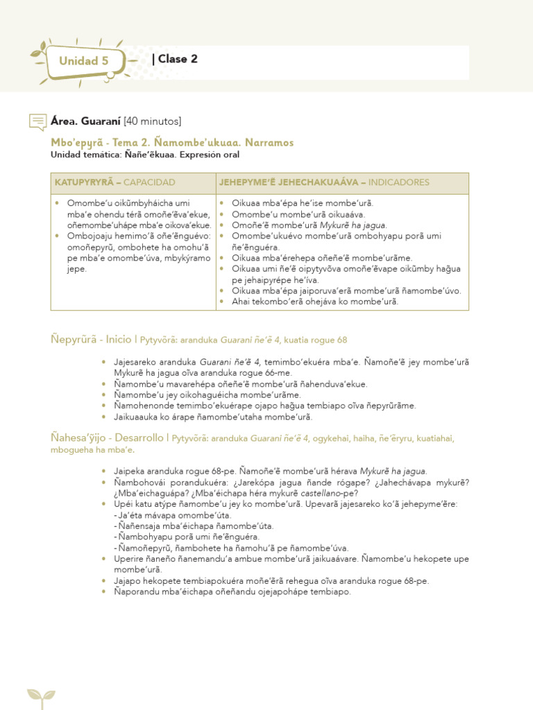 g4 U5 Lgu 42 Plandiario | PDF