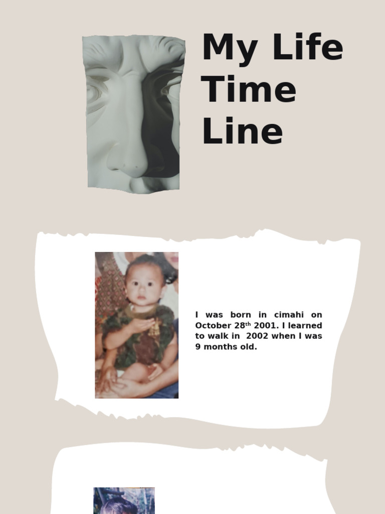 My Life Timeline: From Childhood to College | PDF