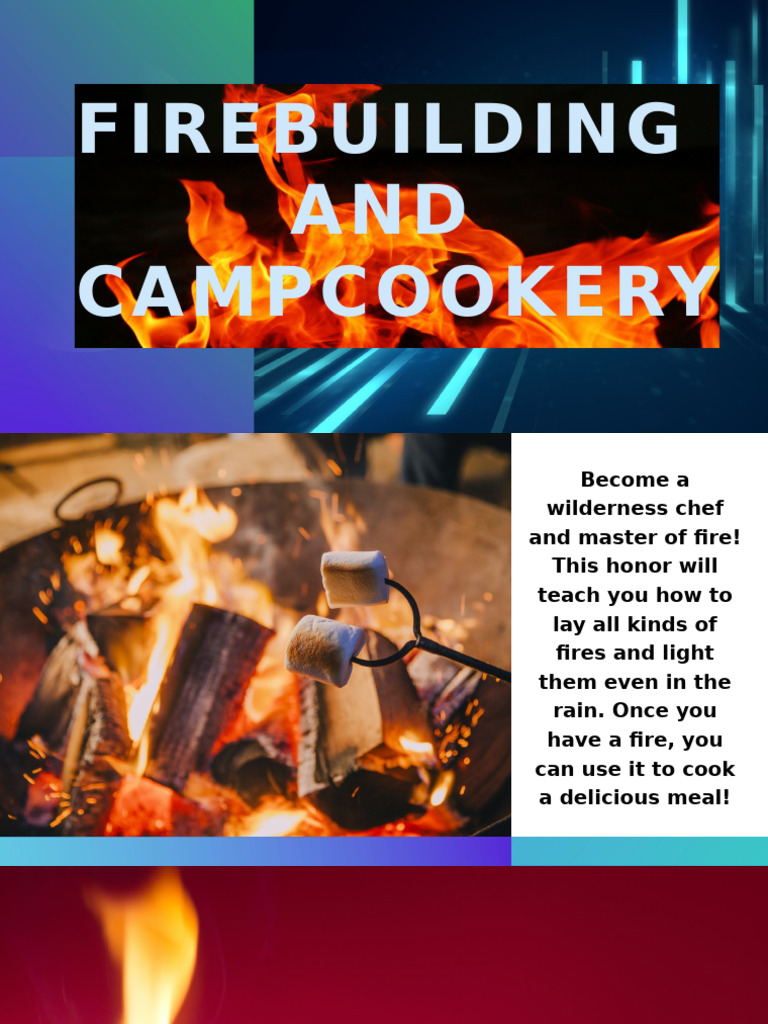 Fire Building and Camp Cookery Guide | PDF | Fires | Baking