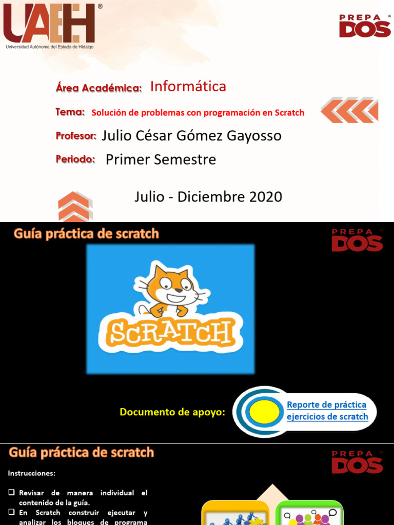 Herramientas Digitales - Guia Practica de Scratch | PDF | Scratch (lenguaje de programación ...