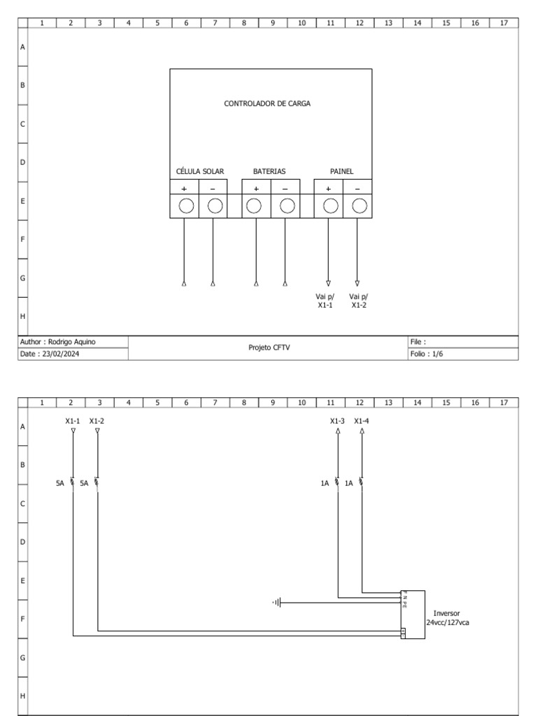 Projeto CFTV | PDF | Eletrônicos | Engenharia Elétrica
