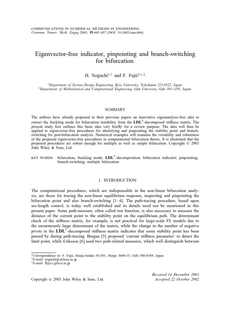 203-Eigenvector-Free Indicator, Pinpointing and Branch | PDF | Eigenvalues And Eigenvectors ...