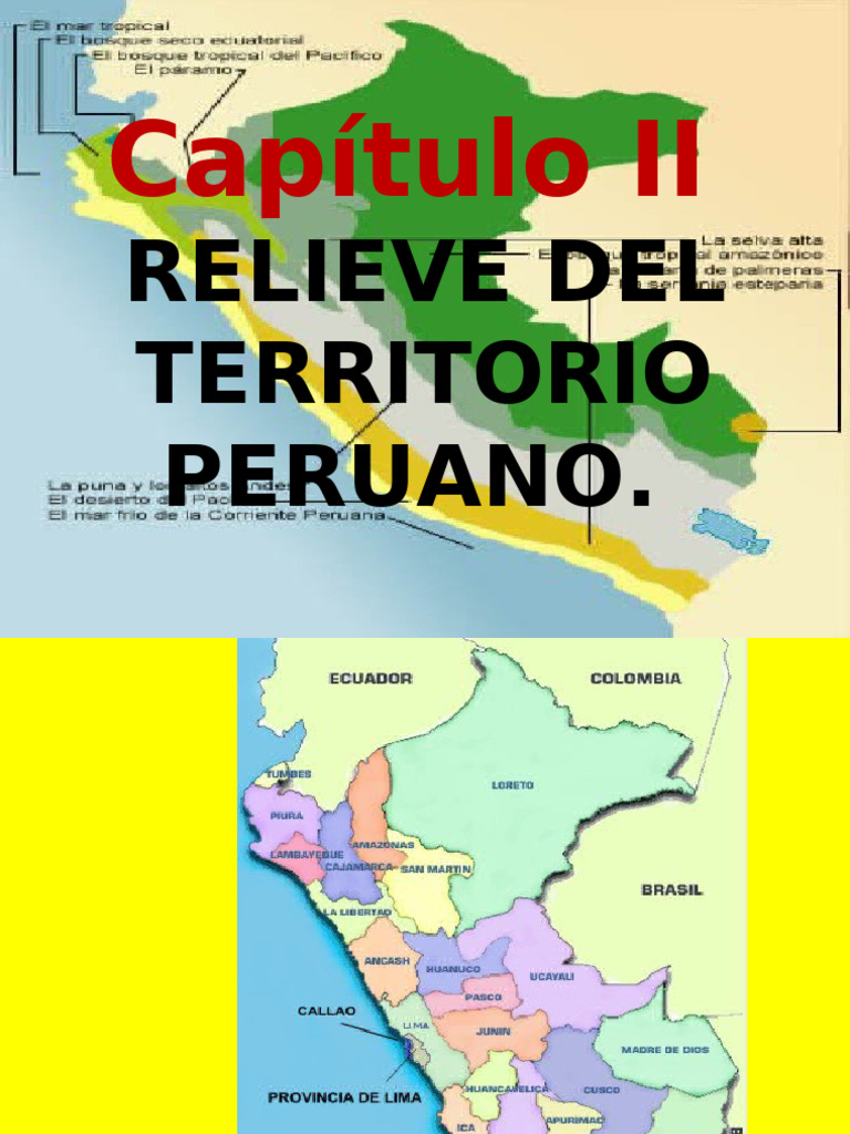 Capitulo 02 Relieve Del Territorio Peruano. 11 Ecorregiones-1-1 | PDF ...