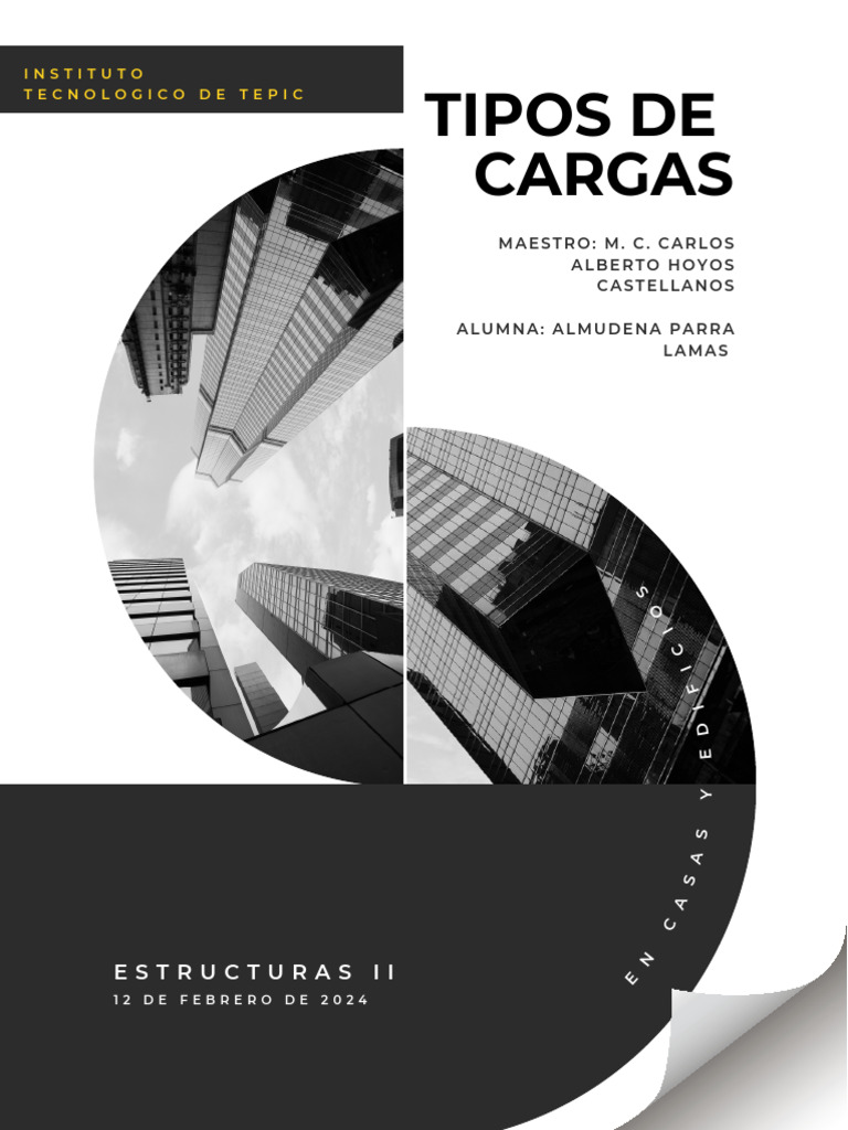 Tipos de Cargas en Estructuras | PDF | Análisis estructural