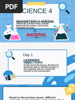 DLL Matatag - Science 3 - Q1 - W3 | PDF | Science | Curriculum