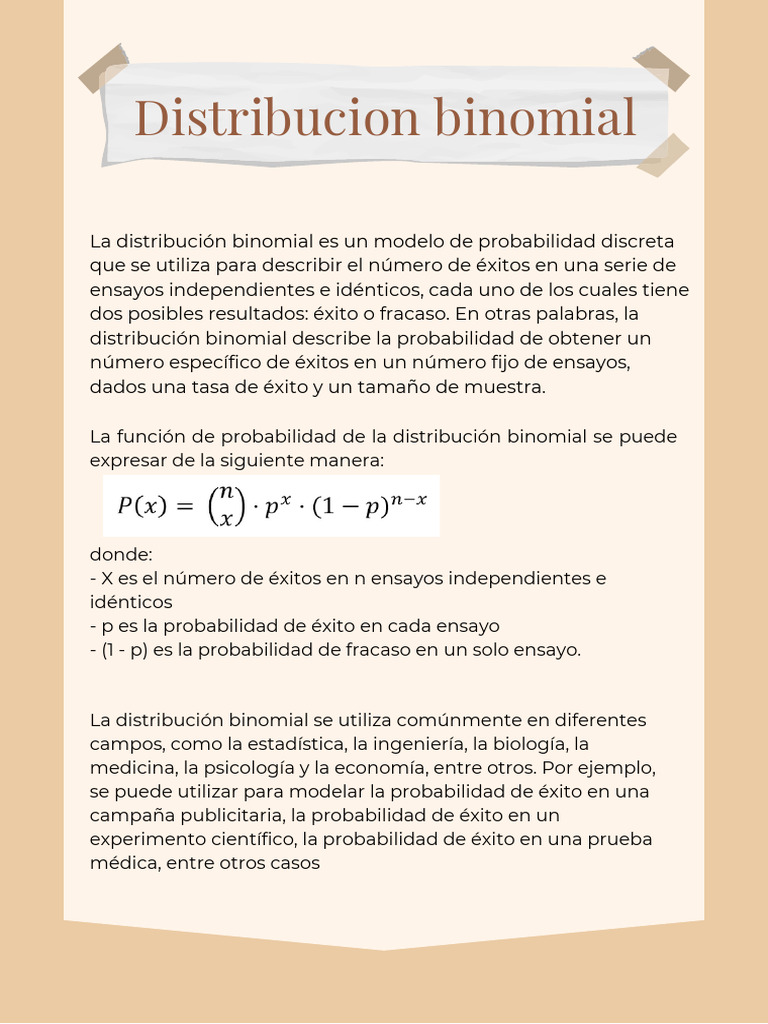 Distribucion Binomial | PDF