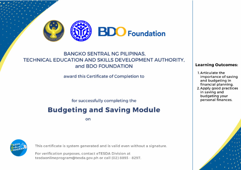 Budgeting and Saving | PDF